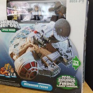 Toys | 204 Hasbro Galactic Heroes Millennium Falcon In Sealed Box With ...